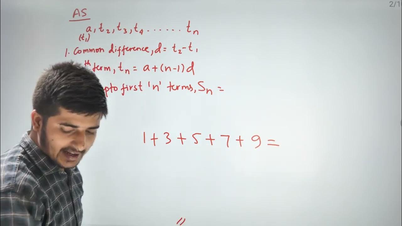 Class 10 Optional Math | Arithmetic Sequence Lecture 1 | Sequence ...