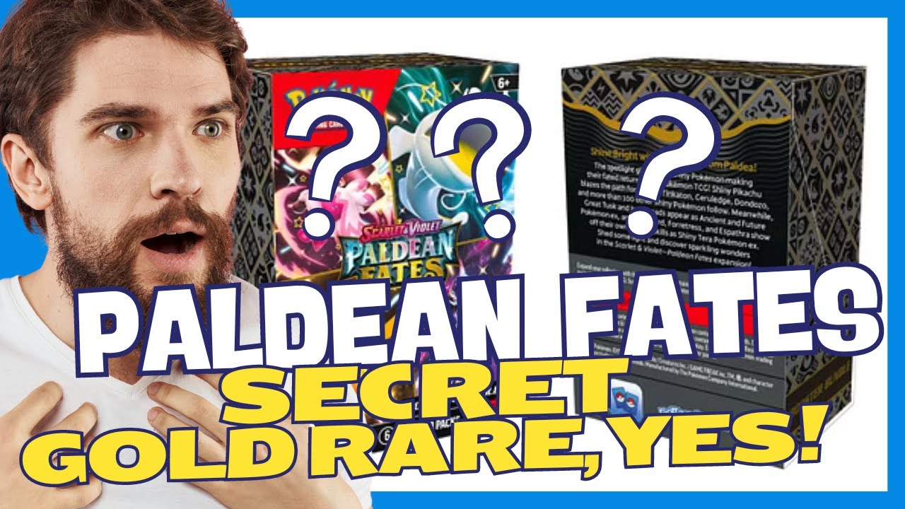 Paldean Fate booster opening, Pulled Gold Secret Rare - YouTube