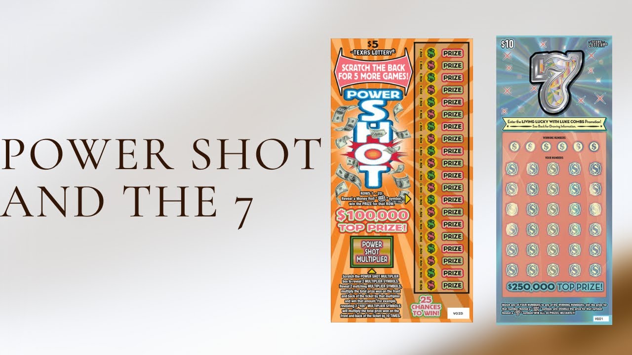 POWER SHOT AND THE 7 TICKET FROM THE TEXAS LOTTERY - YouTube
