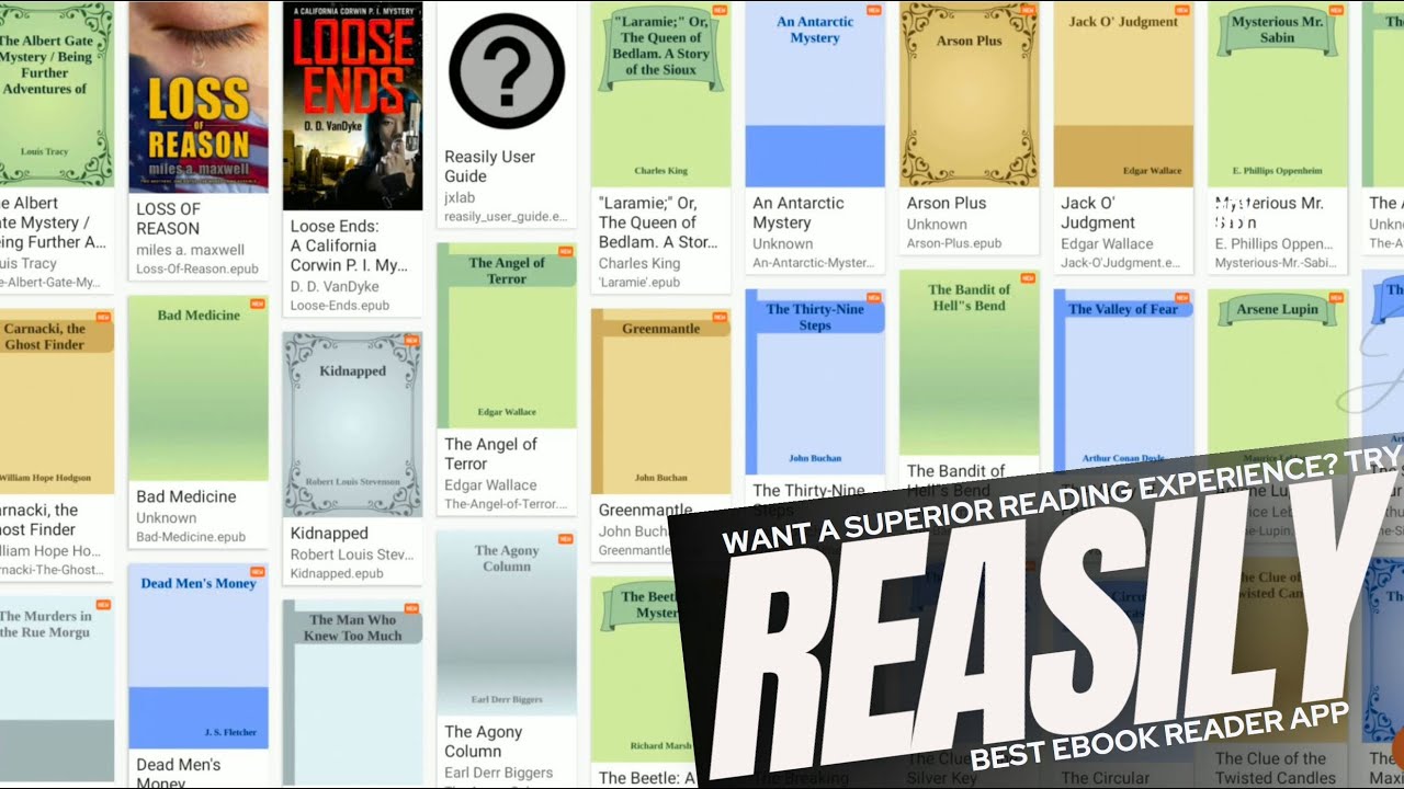 Best eBook Reader App | Reasily! | EPUB Reader | Android - YouTube