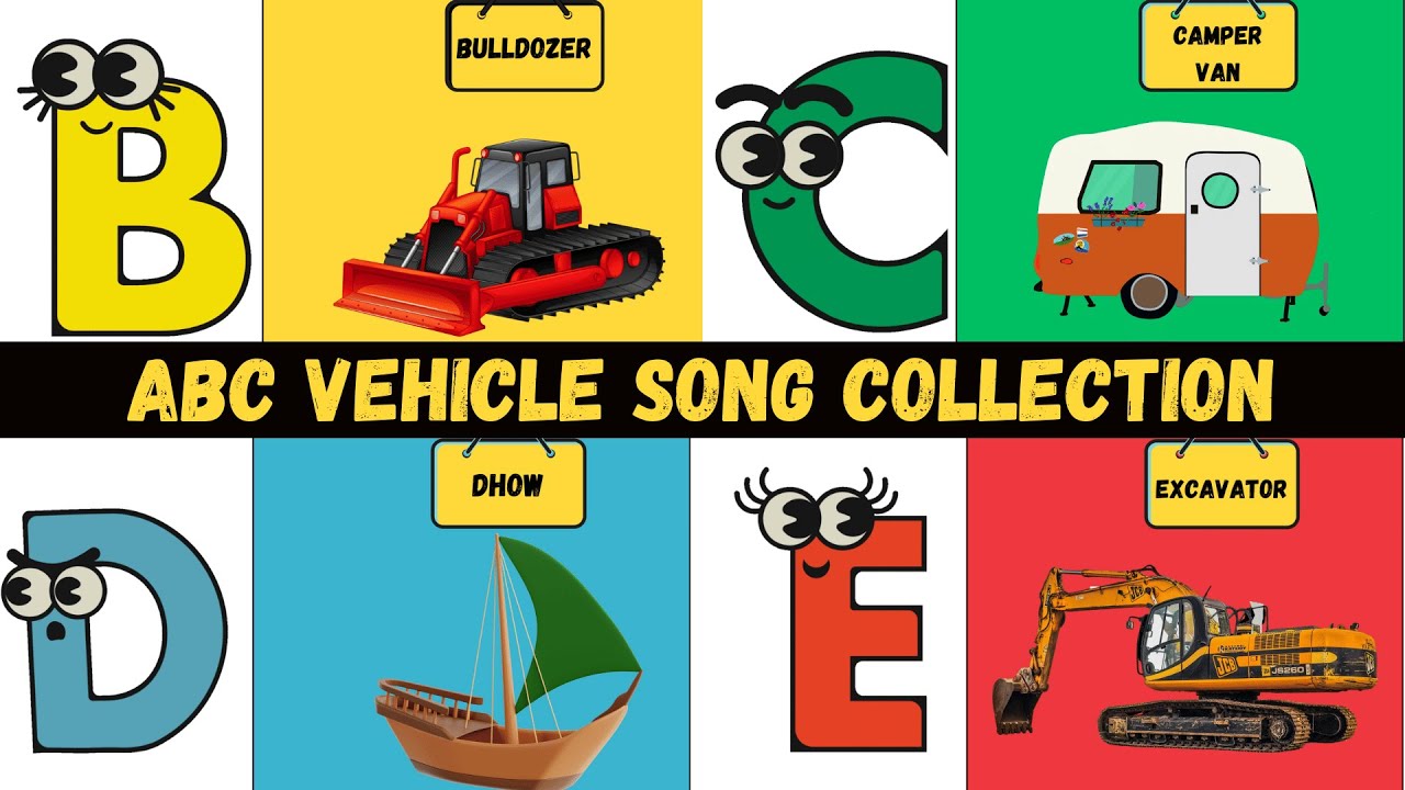 ABC Vehicle Collection Song 🚗 ️ | Learn A to Z Vehicles | Fun Kids ...