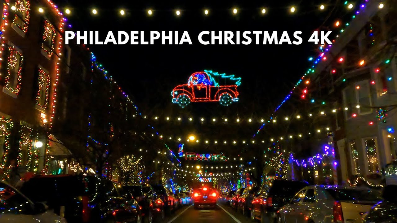 Miracle on 13th Street | Philadelphia Christmas Light Show | 4K Holiday ...