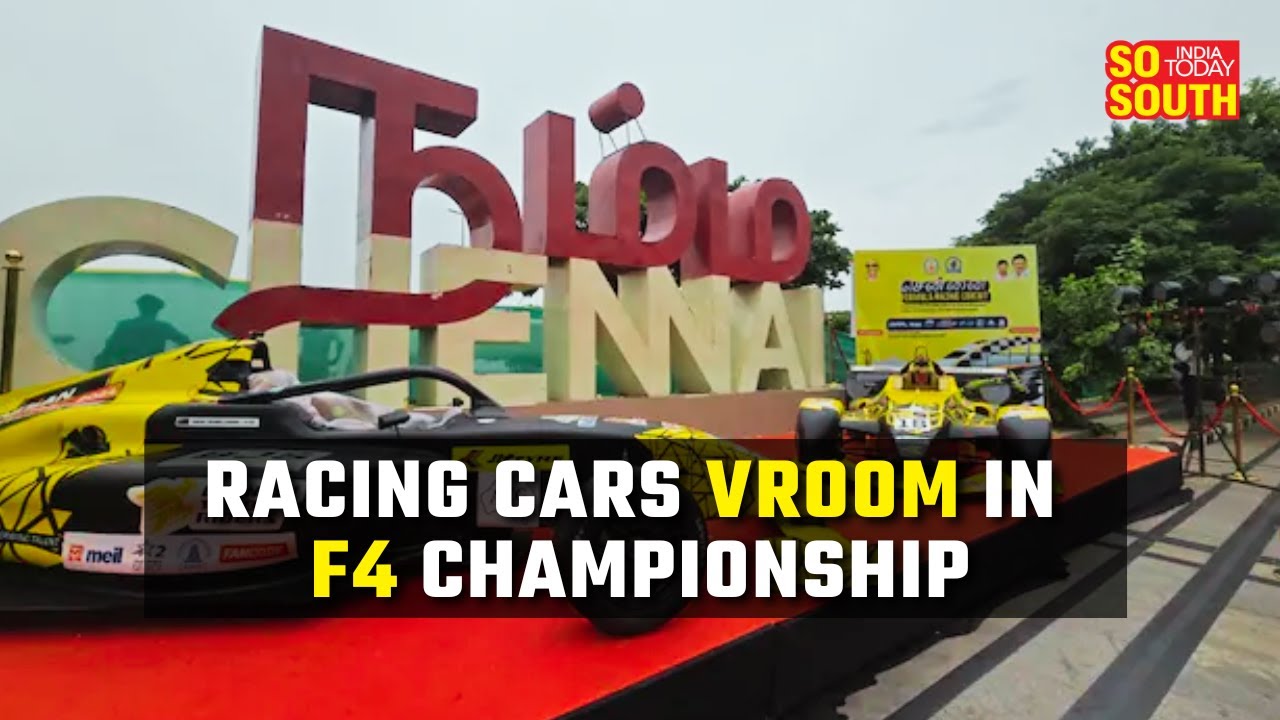 Watch: Racing Cars Vroom In F4 Night Street Race In Chennai | SoSouth ...