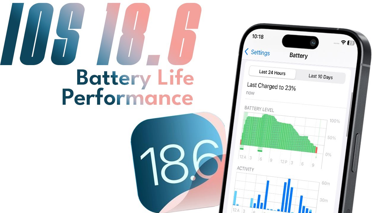 iOS 18.6 Battery Life, Performance (After 24 Hours) - YouTube