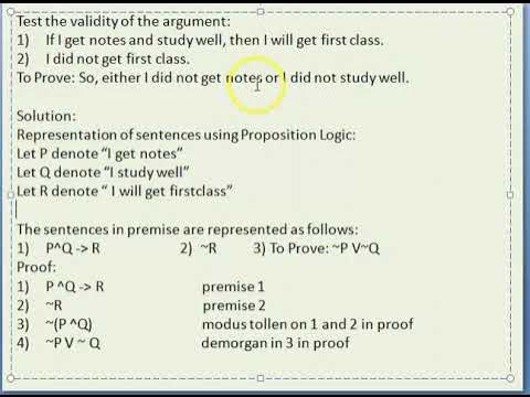 Question 7: Knowledge Representation using Proposition Logic - YouTube