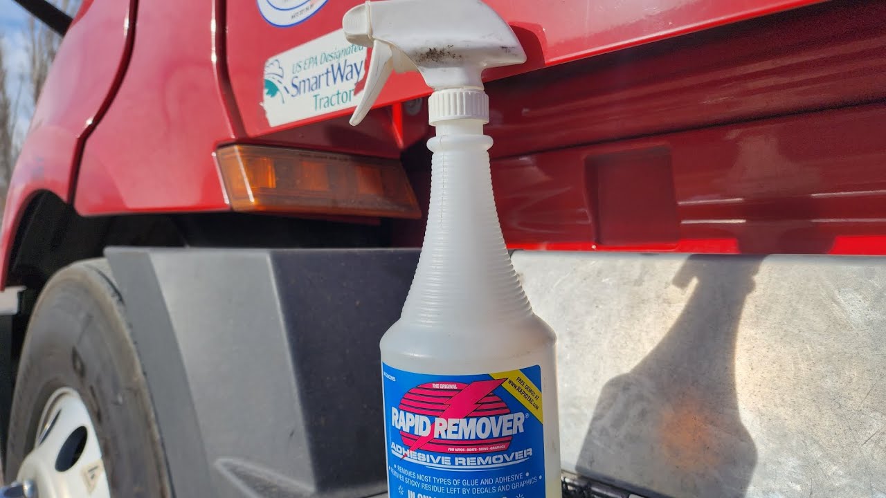 DIY Adhesive Remover Trying Out Rapid Remover - YouTube