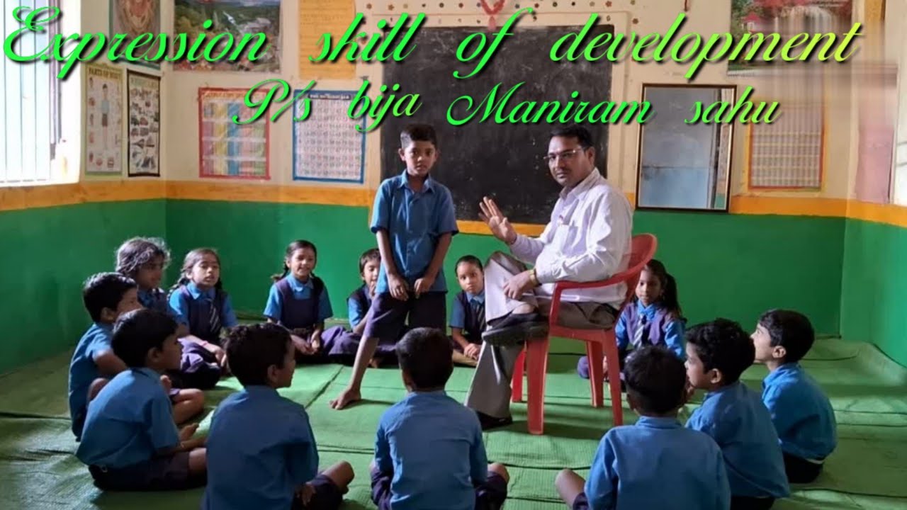 Based game learning activity to develop expression skills.Maniram sahu ...