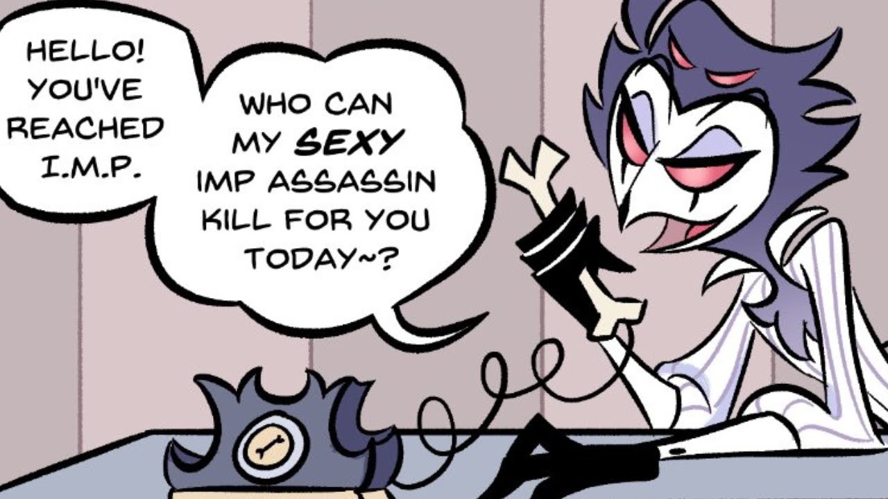 Stolas is working the phone for I.M.P?! - helluva boss comic dub - YouTube