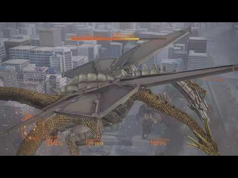 GODZILLA PS5 4K HDR - Mecha-King Ghidorah vs Angurius (100 Meters) - YouTube