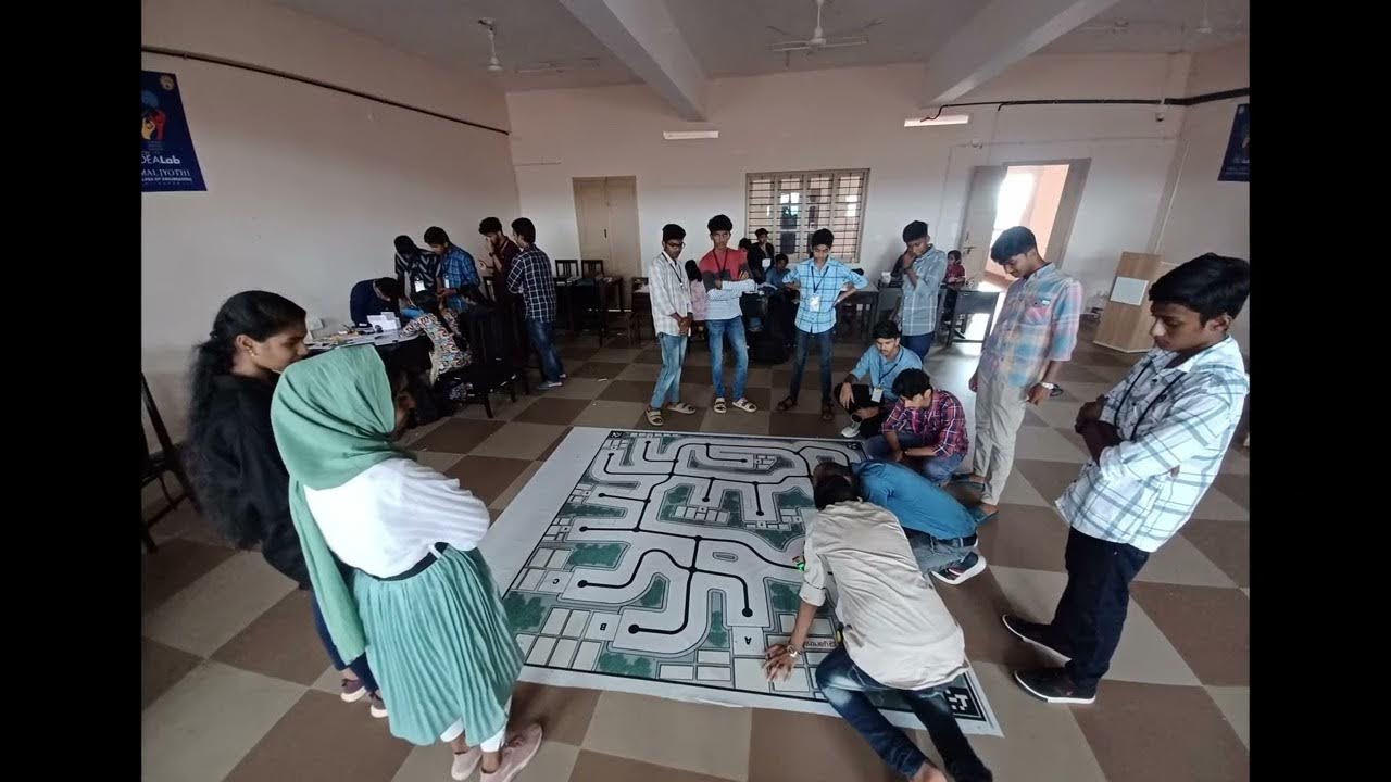 Professional Skilling Program On Path Follower Robot - AICTE IDEA LAB-AJCE - YouTube
