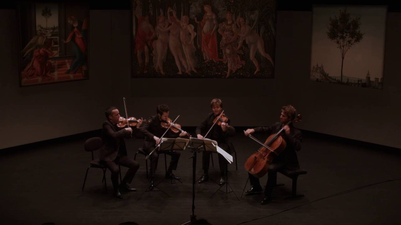 The Quatuor Ebène plays Beethoven Op. 131 - YouTube