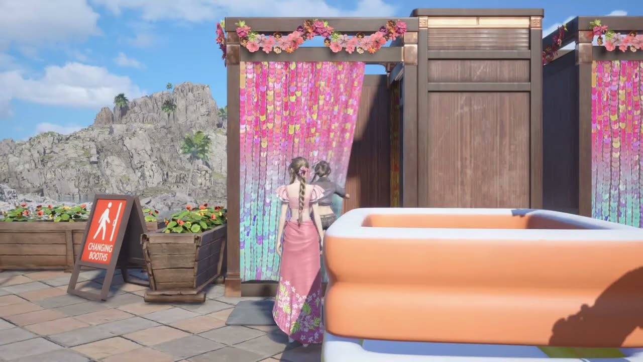 FINAL FANTASY VII REBIRTH Tifa Aerith Beachwear - YouTube