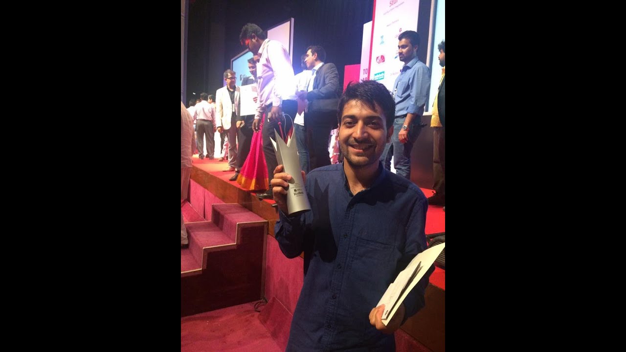 Aamir Rafiq Peerzada wins Red Ink Award 2016 - YouTube