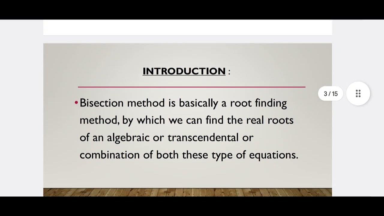Bisection Method with Fortran program #ChandanPathak - YouTube