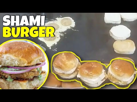Shami Burger 🍔 First time making at my restaurant @Sharifzaday - YouTube