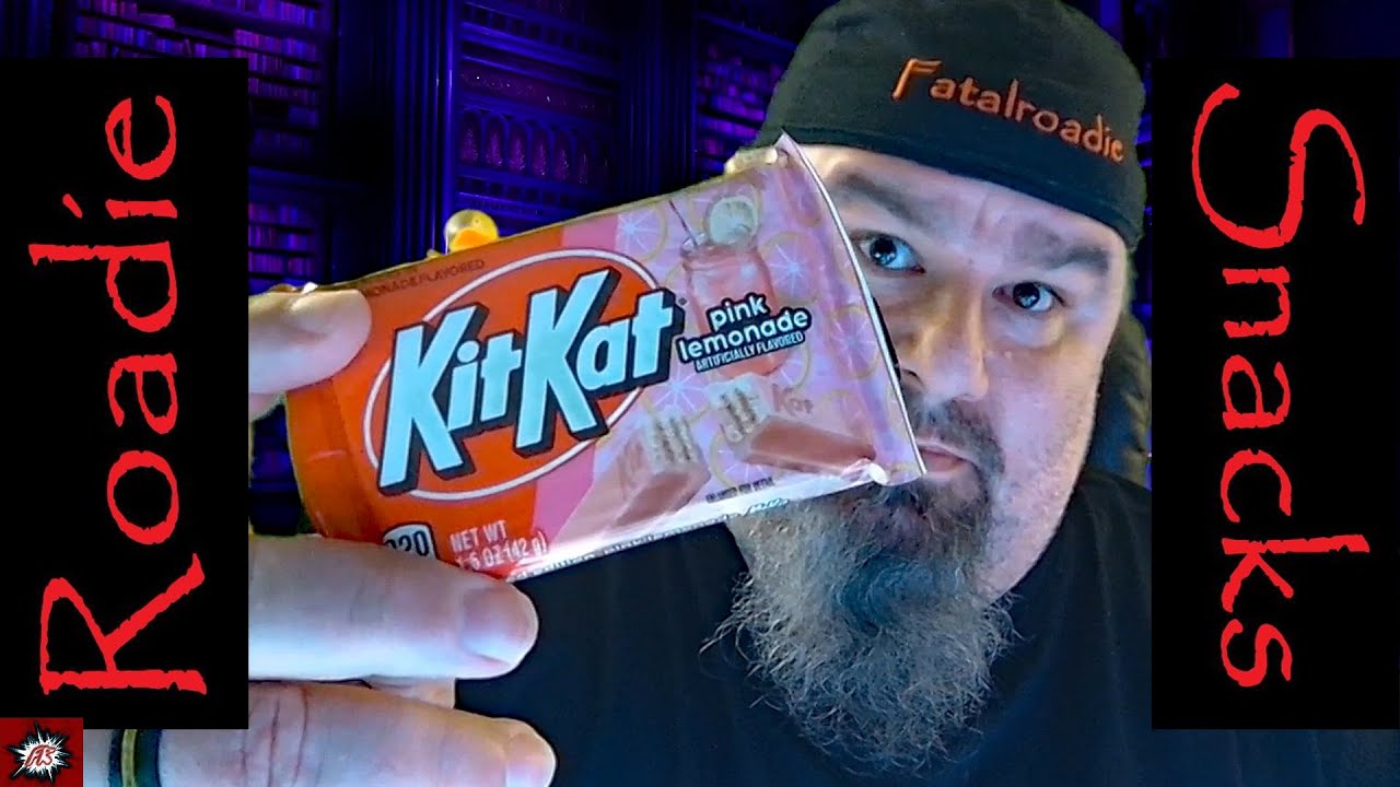 Roadie Snacks: Limited Edition Pink Lemonade Kit Kat - YouTube