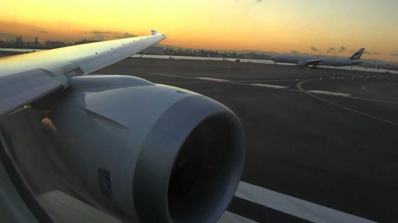 Boeing 787 Take off from HND. - YouTube