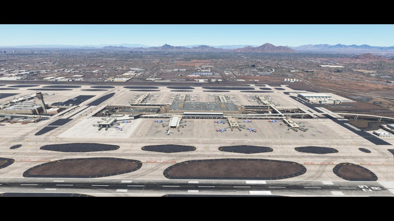 BMWorld and AmSim: KPHX - Phoenix Sky Harbor International Airport ...