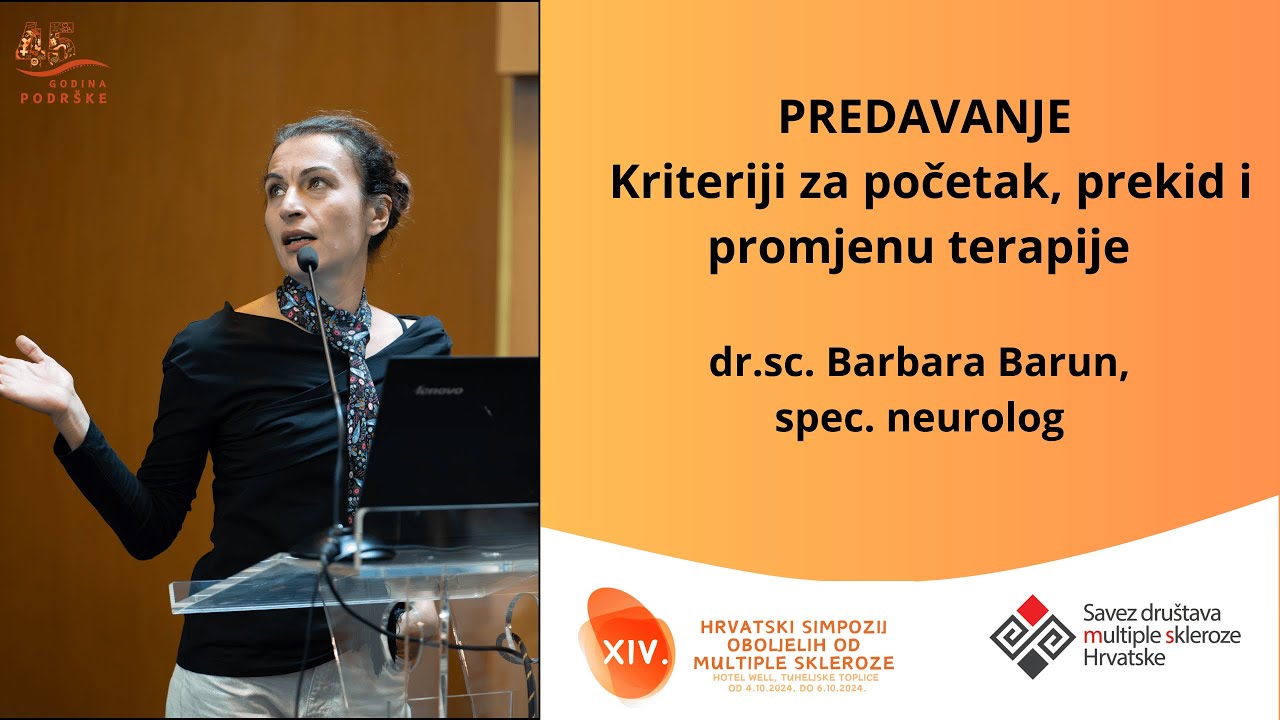 PREDAVANJE Barbara Barun - Kriteriji za početak, prekid i promjenu ...
