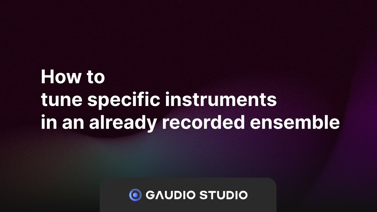 How to adjust the volume of a specific instrument - YouTube