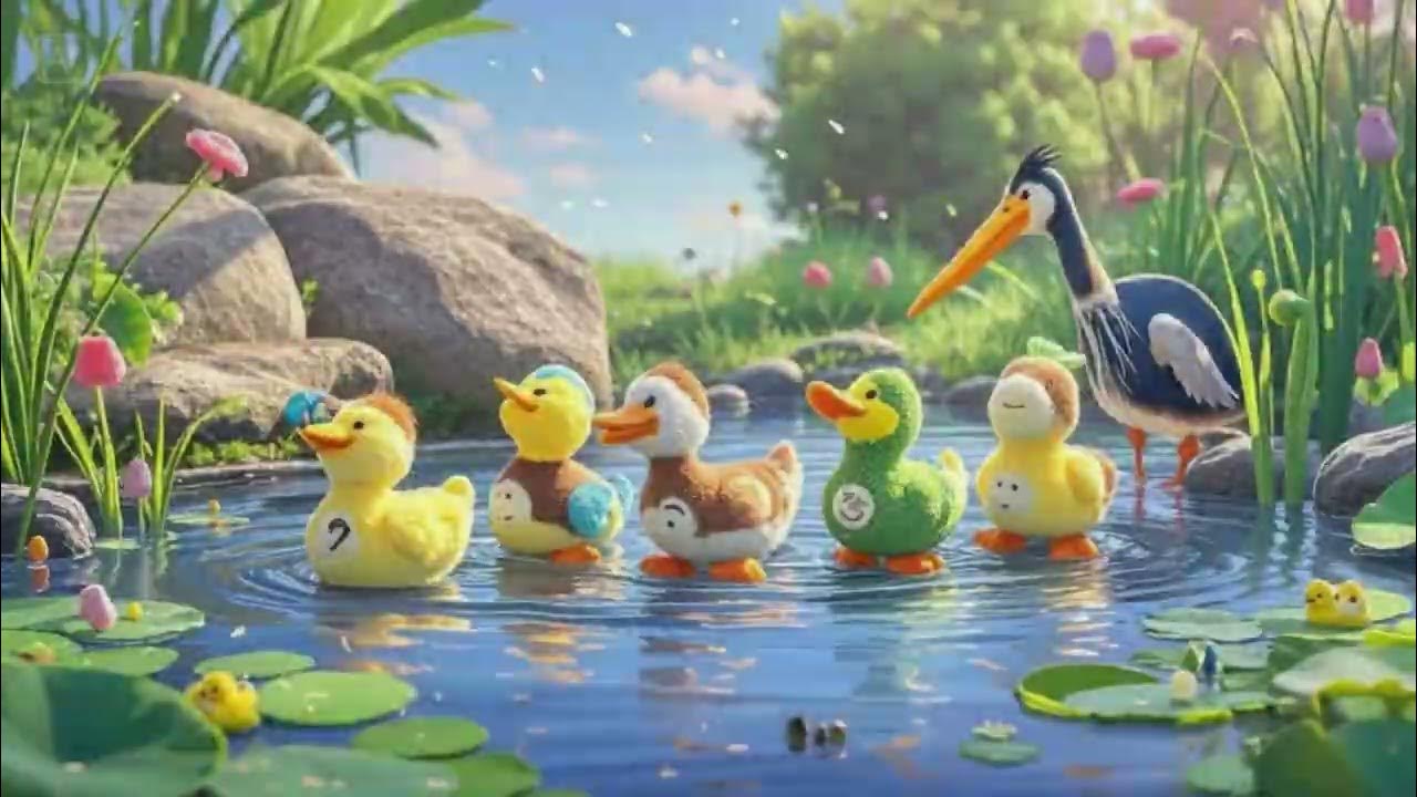 🦆 Counting Ducks in the Pond 2 🎶 | More Fun Counting for Kids! 🌟 - YouTube