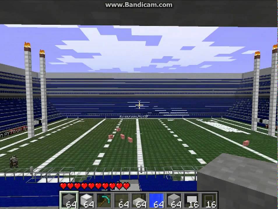 MinecraftsWorld-Mega Minecraft Stadium (Preview) - YouTube