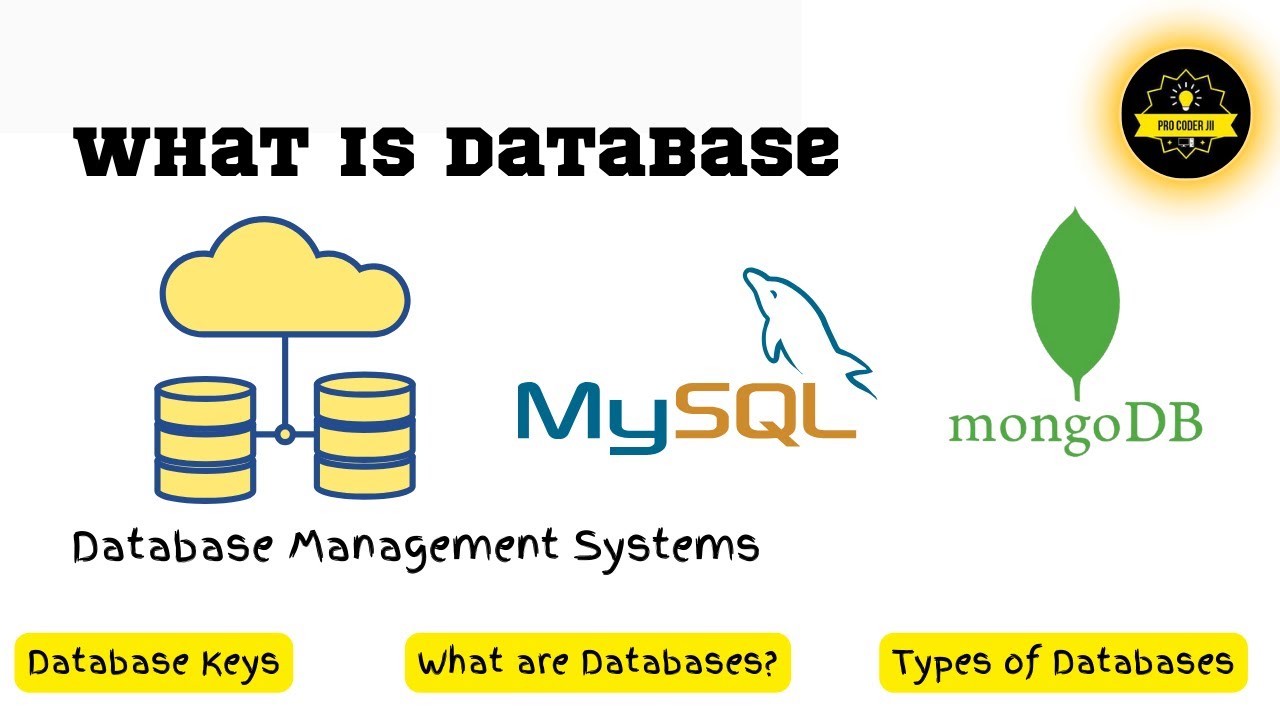 What is Database | Types of Database | DBMS | AIML - AL502 Explained in Simple Terms | @Pro ...
