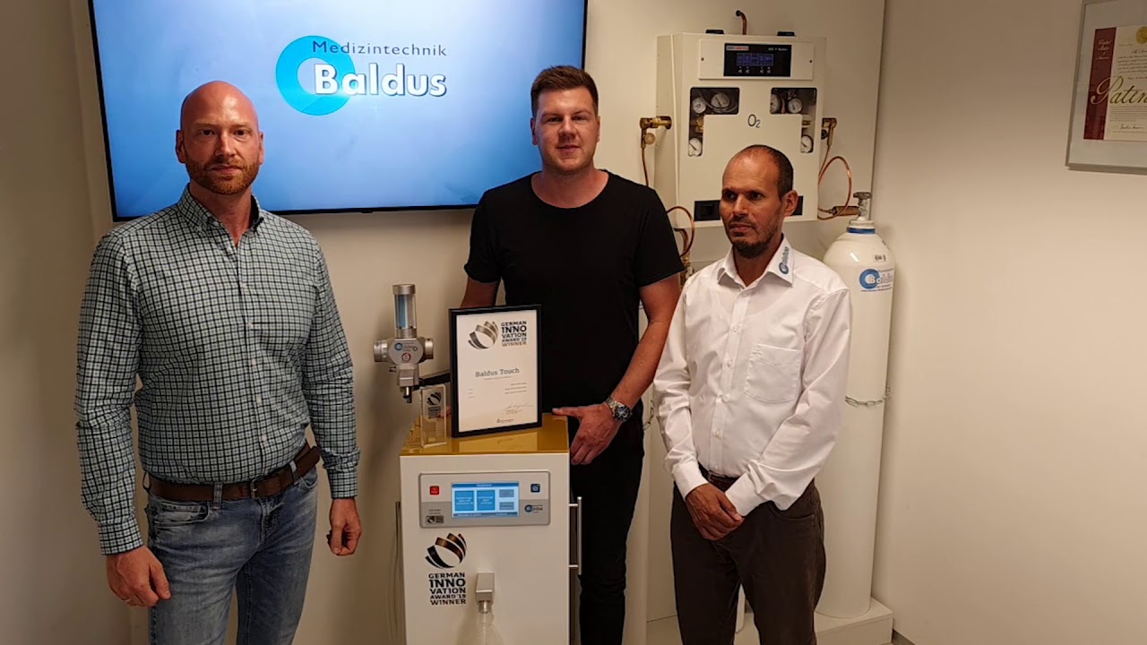 Baldus Nitrous Oxide Sedation System Partner Alldent - YouTube