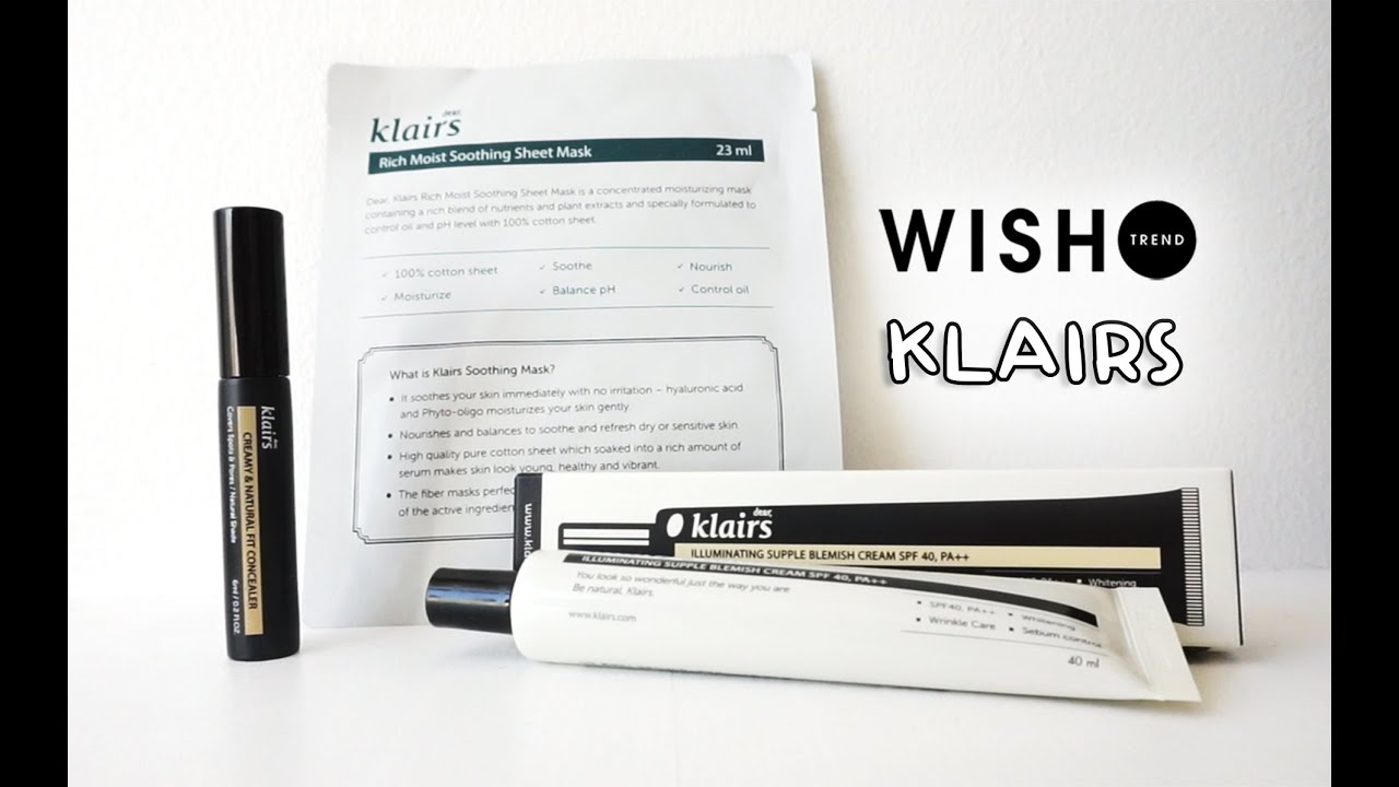 Wishtrend Klairs Review Jack Pendragon Youtube