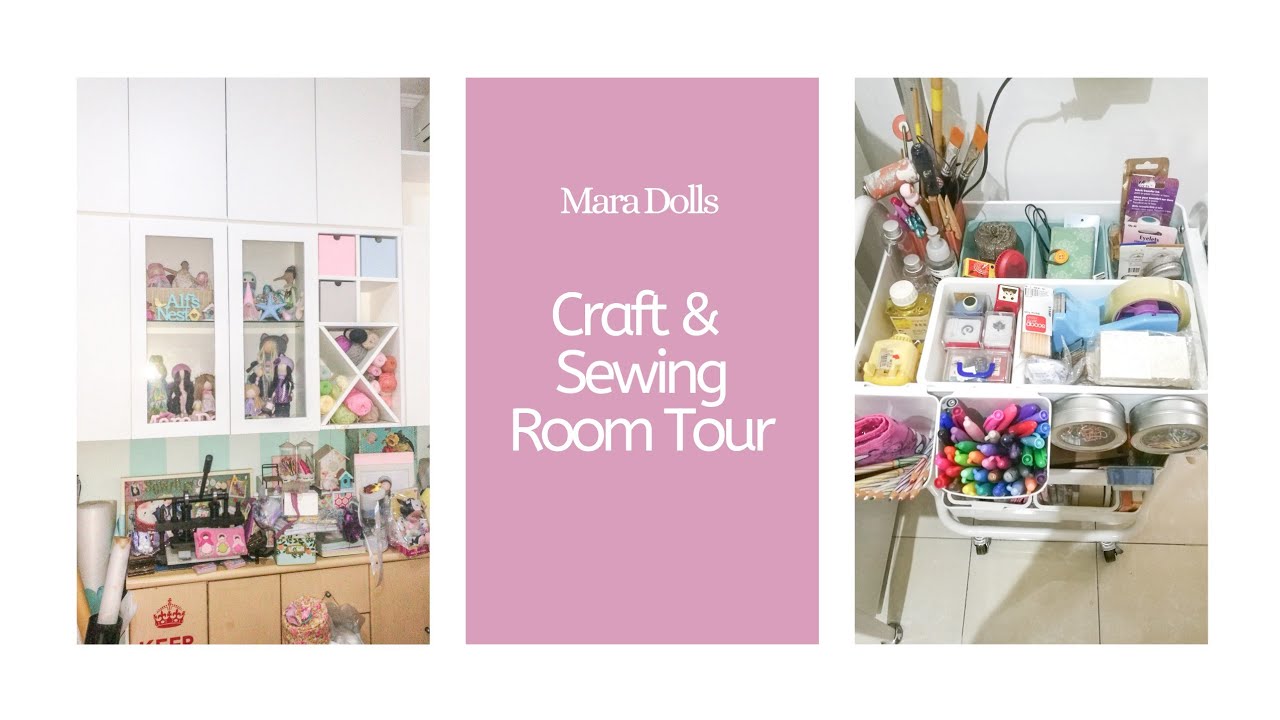 Craft & Sewing Room Tour by Mara Dolls (Bahasa Indonesia) - YouTube