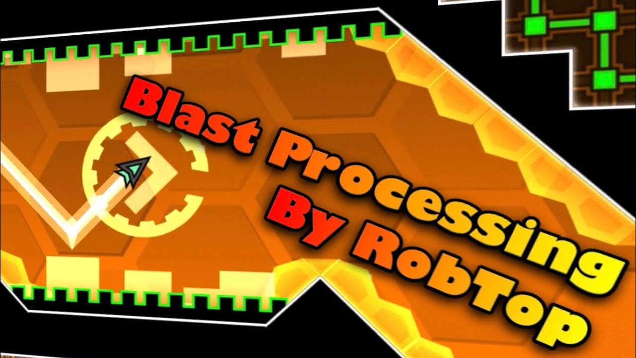 Blast Processing - 100% (All Coins) by RobTop | Geometry Dash (On Mobile) - YouTube