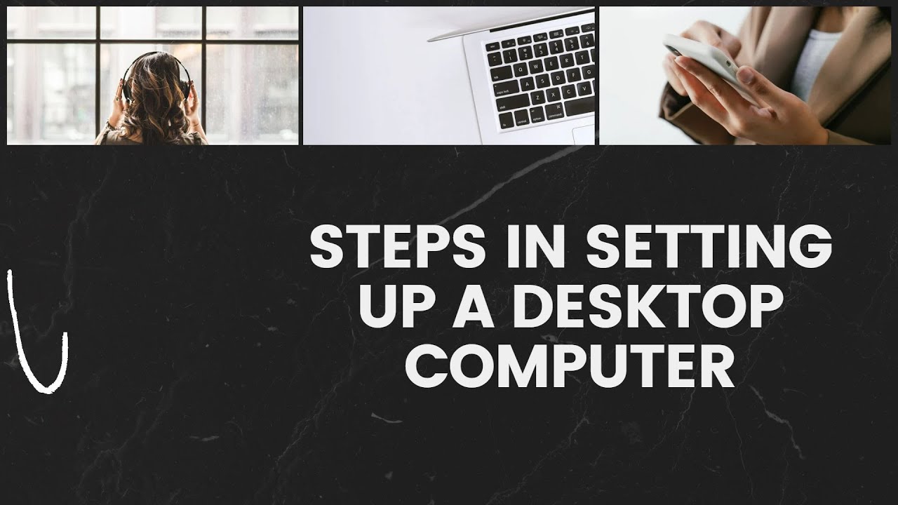 HOW TO SET UP A NEW DESKTOP COMPUTER - BASIC INSTALLATION GUIDE - YouTube