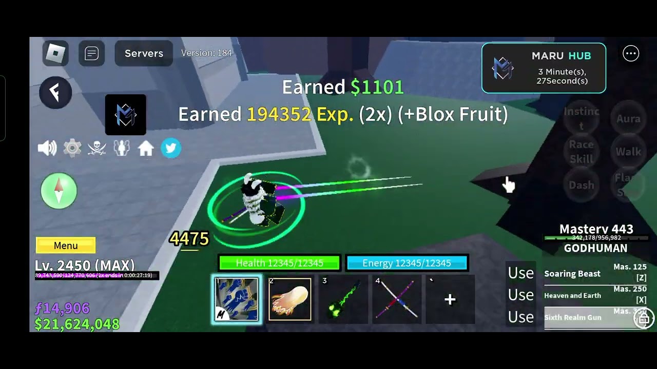 Blox Fruit Maru Hub Farm Bone - YouTube
