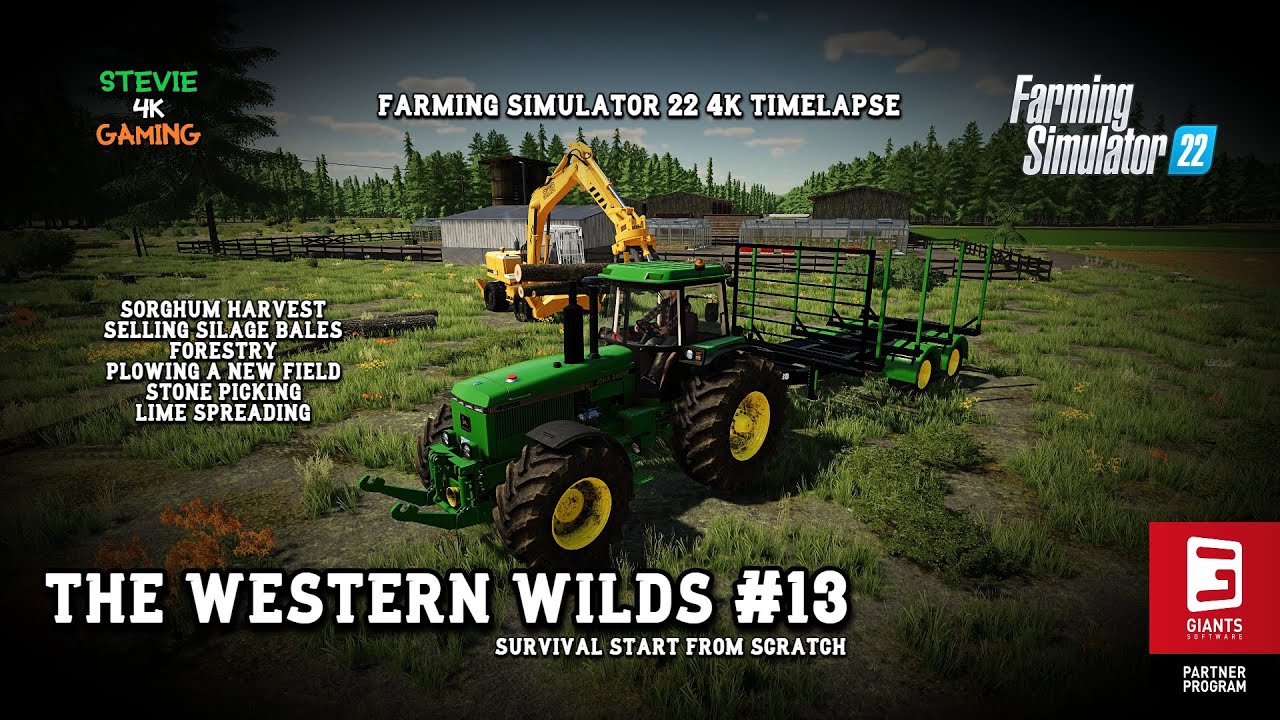 The Western Wilds/#13/Plowing A New Field/Forestry/Sorghum Harvest/FS22 ...