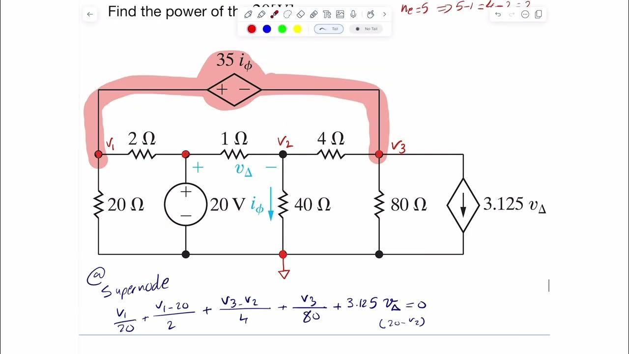 M4 - 9 - Nodal Analysis Example 4 - YouTube