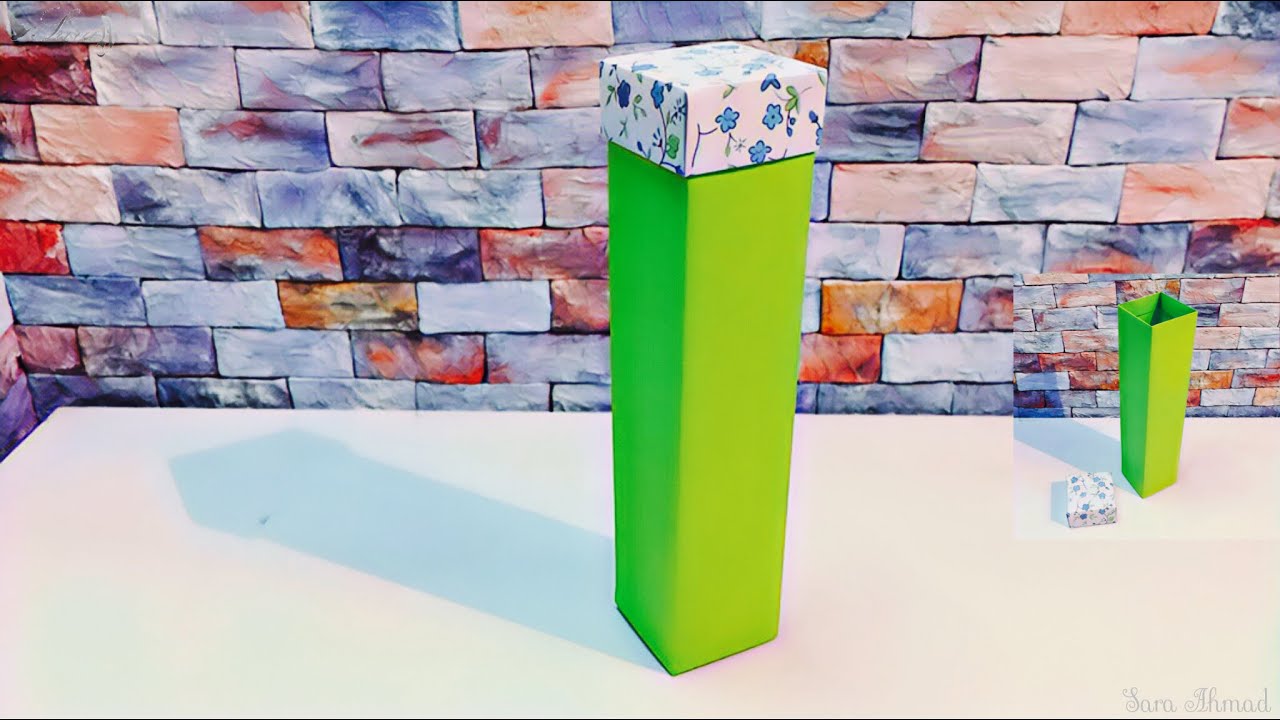 How to make Origami Long Box 24 - YouTube