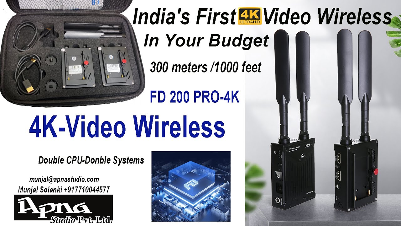 FD 200 Pro 4k Video Wireless - YouTube