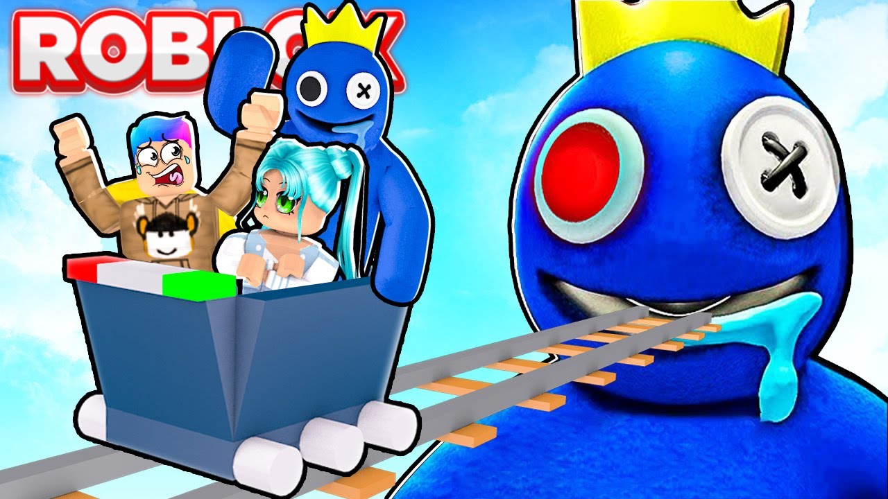 NAIK ROLLER COASTER BERSAMA RAINBOW FRIENDS DI ROBLOX!!! - YouTube