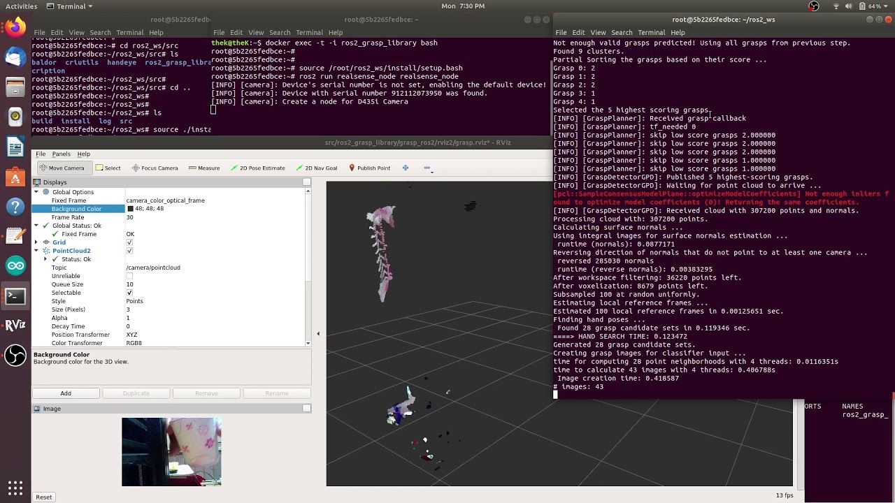 ROS2 Grasp Library First Run, Using Docker - YouTube