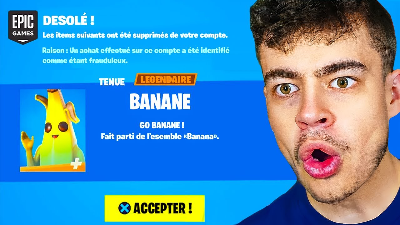 Fortnite a SUPPRIMÉ Banane - YouTube
