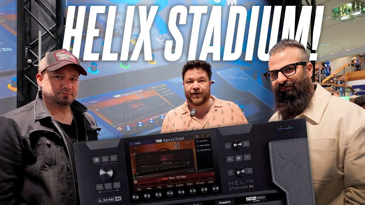 Line6 Helix Stadium: FIRST LOOK And TONES At Guitar Summit 2025! - YouTube
