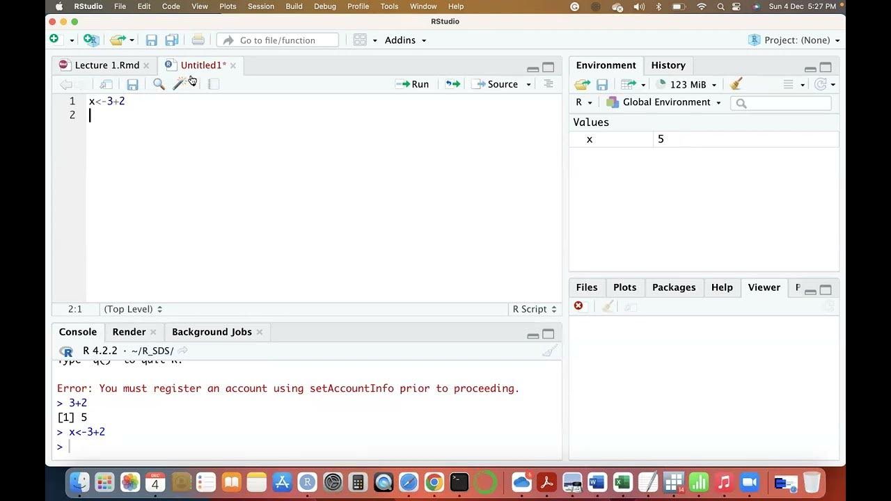 Basic of R: lecture 1 - YouTube