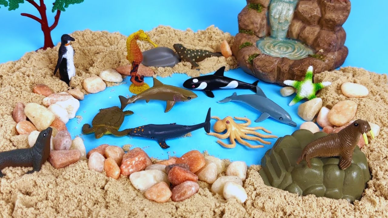Ocean Toys Unboxing: Sea Animal Adventure for Kids | Educational Fun ...