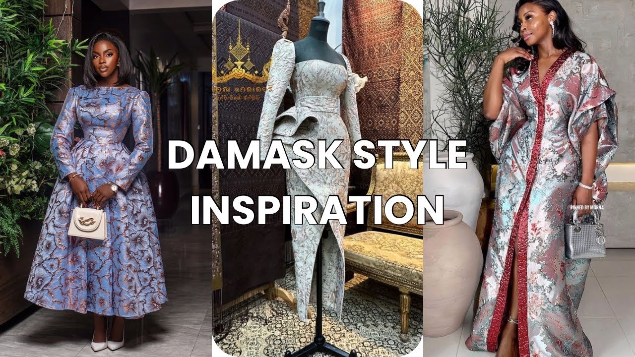 Lovely Damask prints inspiration #fashion #damask #ankara #style # ...