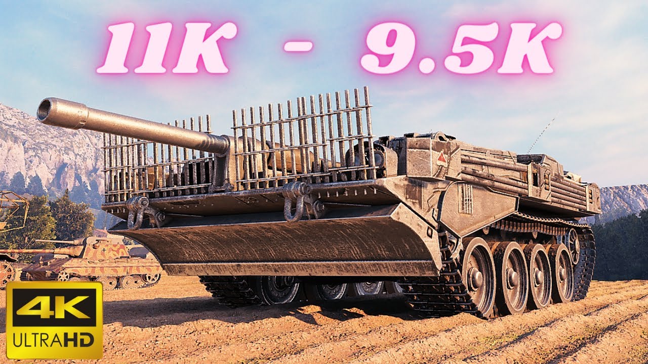 Strv 103B 11К Damage & Strv 103B 9.5K World of Tanks Replays ,WOT tank ...