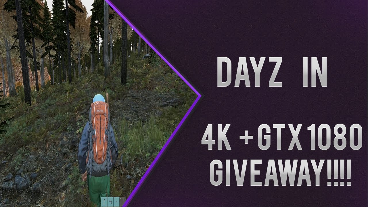 DAYZ 4K GAMEPLAY NVIDIA 1080 GIVEAWAY - YouTube