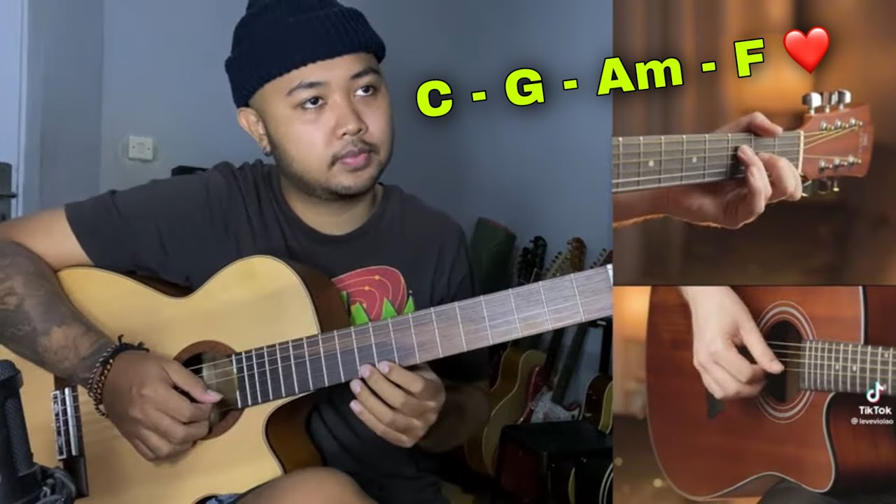 Pamer Skill Gitar Depan Cewek Cuma Pake Chord C - G - Am - F # ...