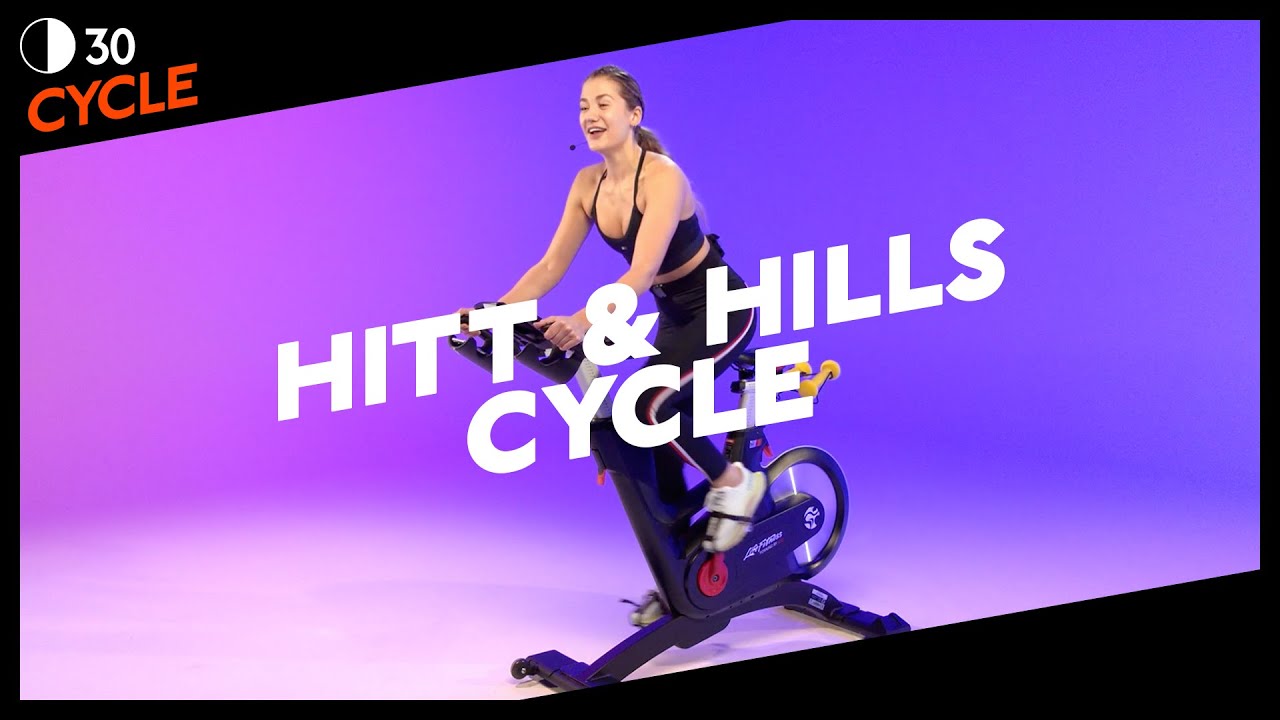 30 MIN | HIIT & HILLS CYCLE - YouTube