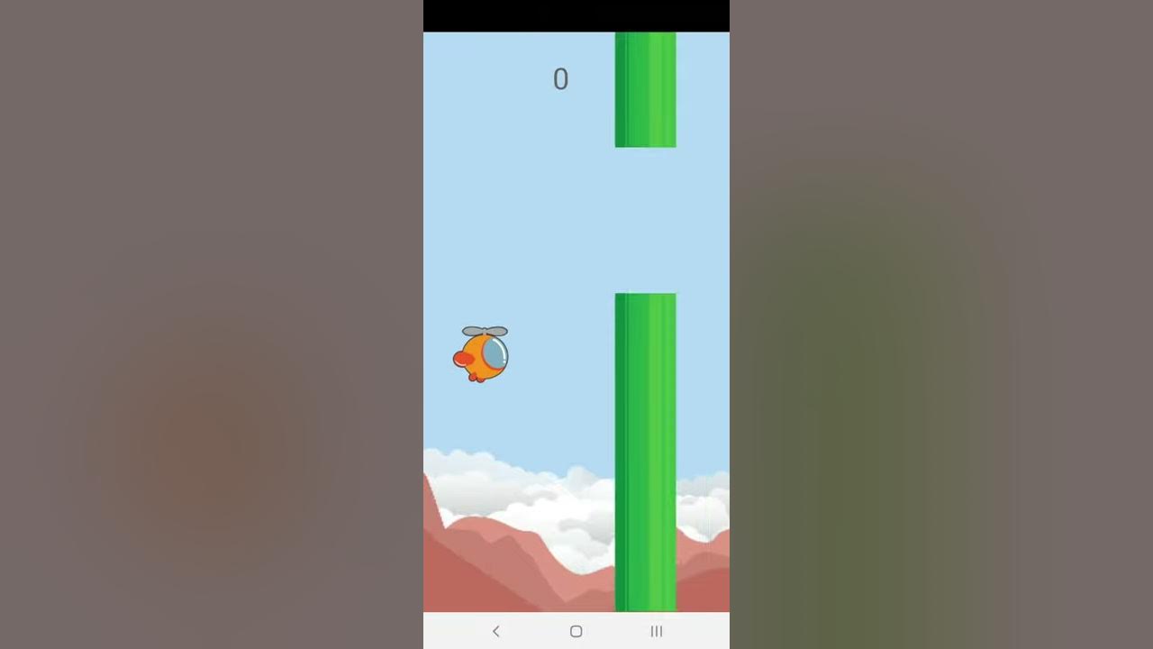 Flappy Copter - a text based game making tutorial like Flappy Bird from scratch using App ...