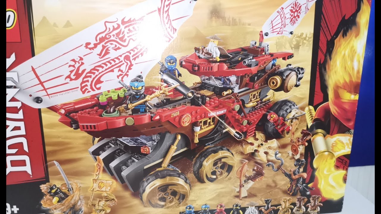 LEGO Ninjago Land Bounty 70677 Quick Overview functions, parts ...